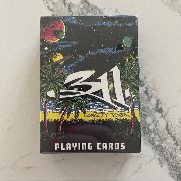 Games | 311 Band Unity Tour Vip Package Playing Cards Deck Of Cards New ...